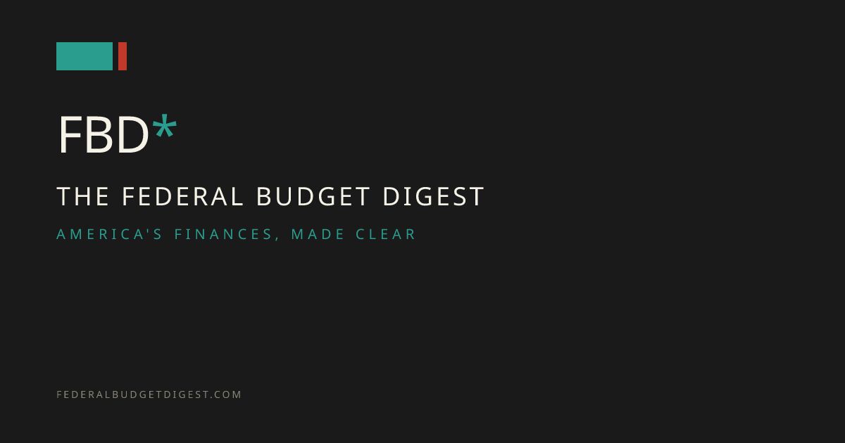 The Federal Budget Digest | America's Finances, Made Clear
